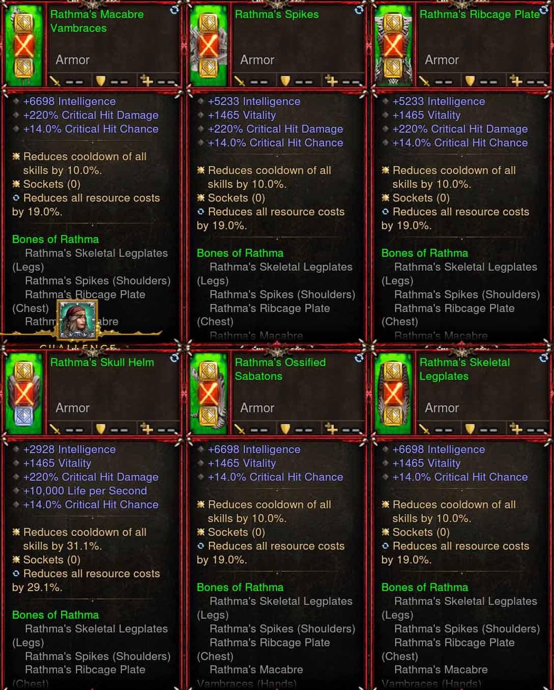 [Primal Ancient] 6x Rathma Necromancer Set – Seasonal & Non-Seasonal ...