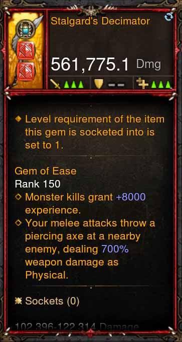 [Primal Ancient] 561k Actual DPS Stalgards Decimator – Seasonal & Non ...